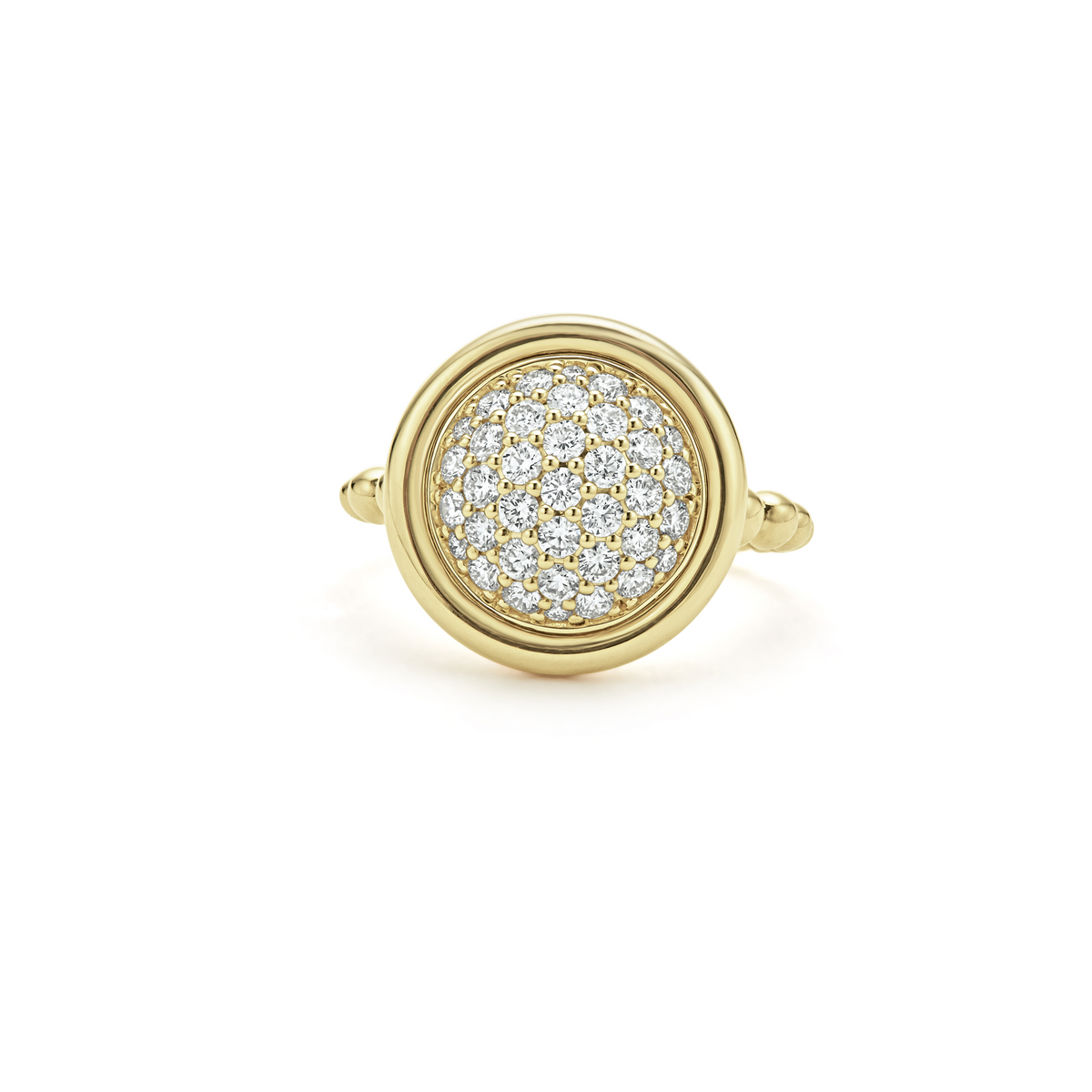 LAGOS Meridian 18K Gold Circle Diamond Ring | Fink's