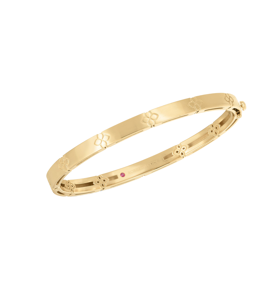 Roberto Coin Love in Verona Yellow Gold Bangle | Fink's