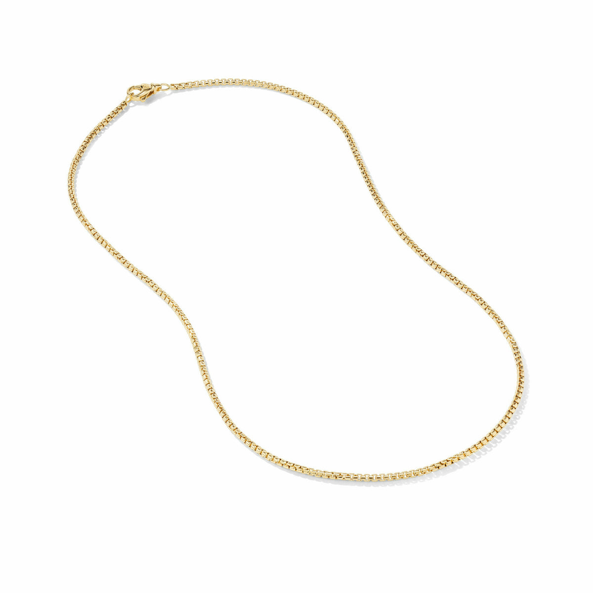 David Yurman Small Box Chain in 18K Yellow Gold | Fink's