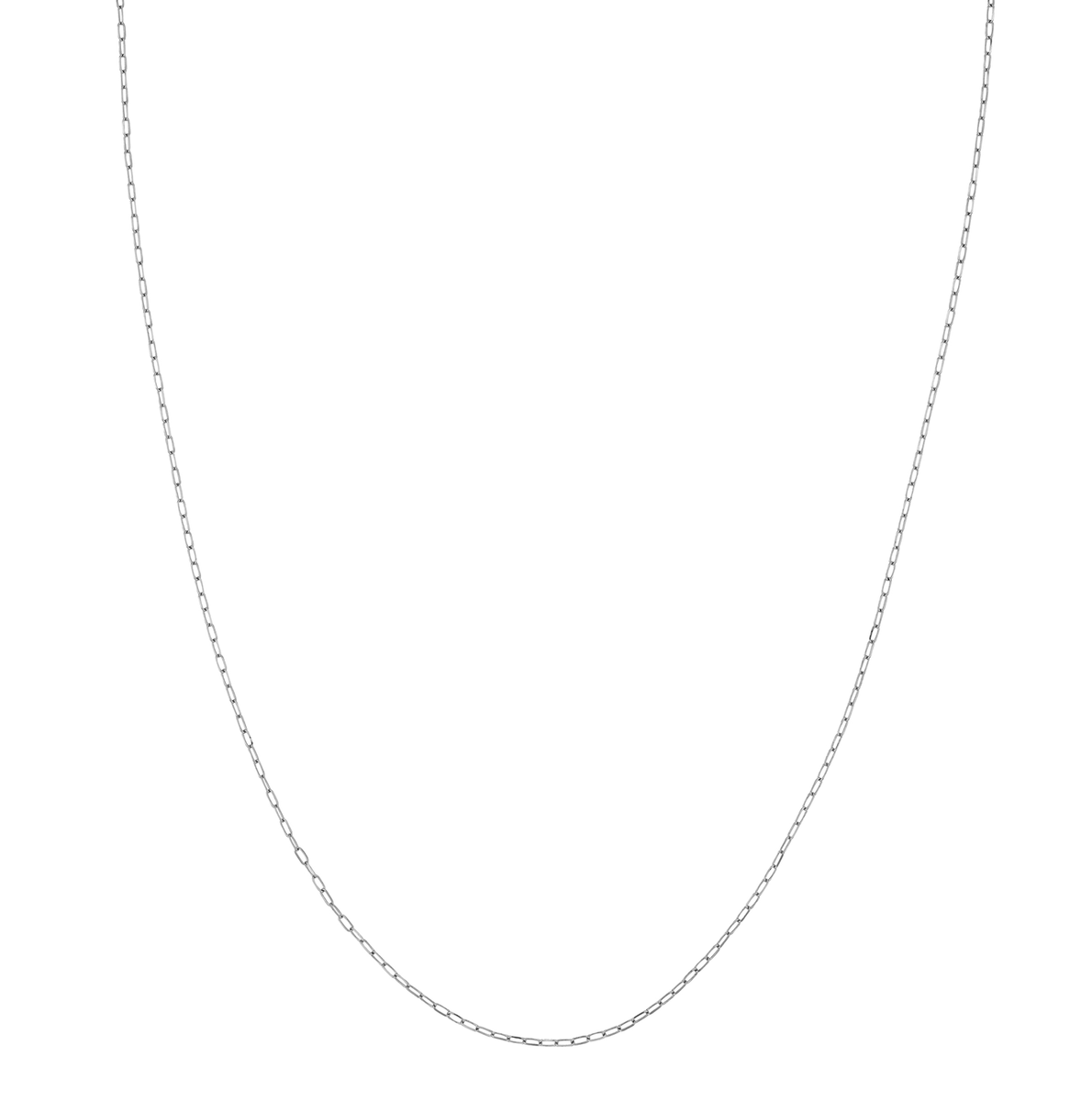 Shop White Gold Forzentina Chain Necklace | Fink's