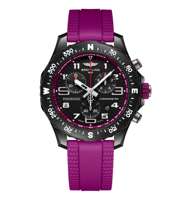 Breitling Endurance Pro 38 Watch with Purple Strap | Fink's