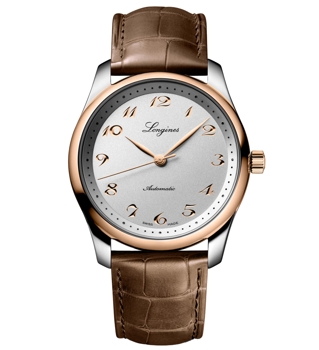 Longines Master 40mm Watch Brown Leather Strap | Fink's
