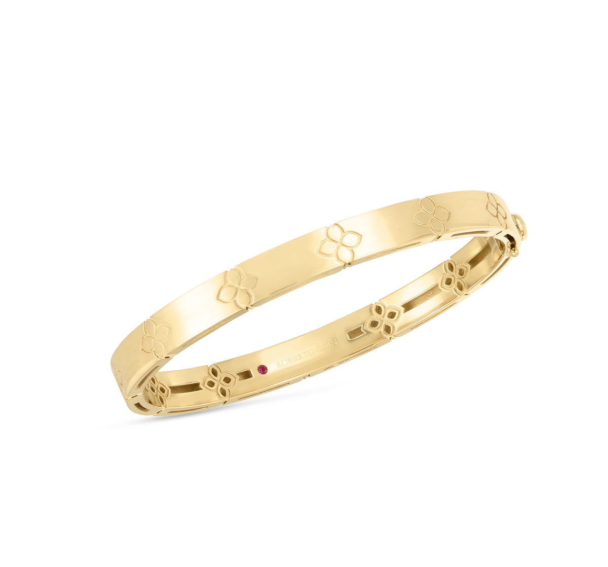 Roberto Coin Love in Verona Yellow Gold Bangle | Fink's