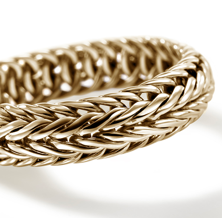 John Hardy Kami Yellow Gold Band, 6mm | Fink's