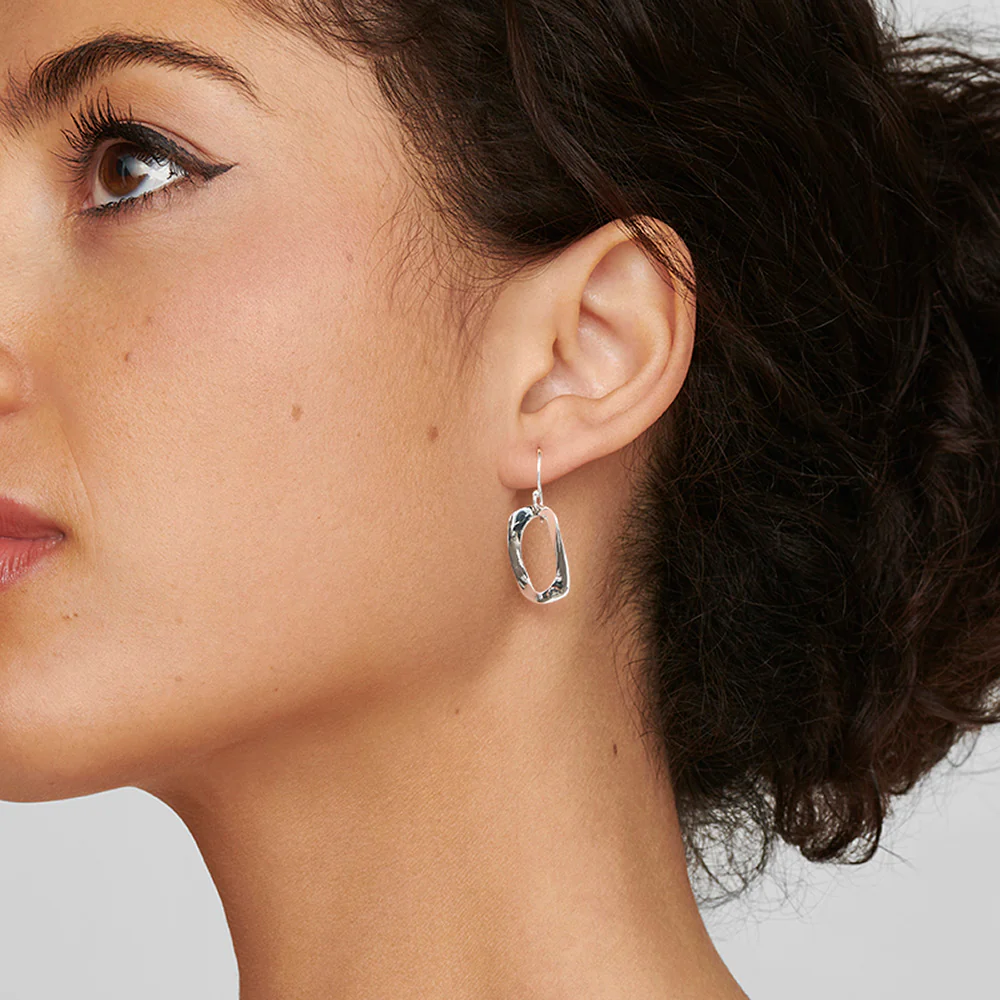 IPPOLITA Classico Rectangle Wavy Frame Earrings | Fink's