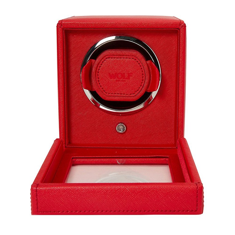 WOLF Cub Single Watch Winder in Tutti Frutti Red | Fink's