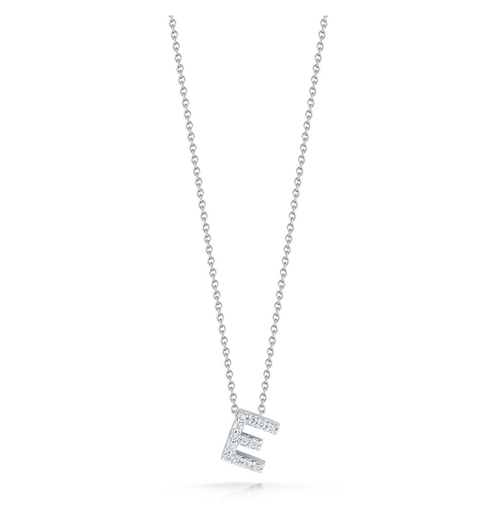 Roberto Coin White Gold "Love Letter" Initial Pendant | Fink's