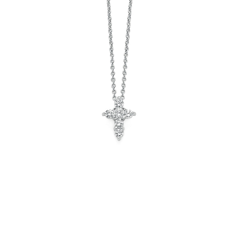 Roberto Coin Tiny Treasures Cross Necklace | Fink's Jewelers
