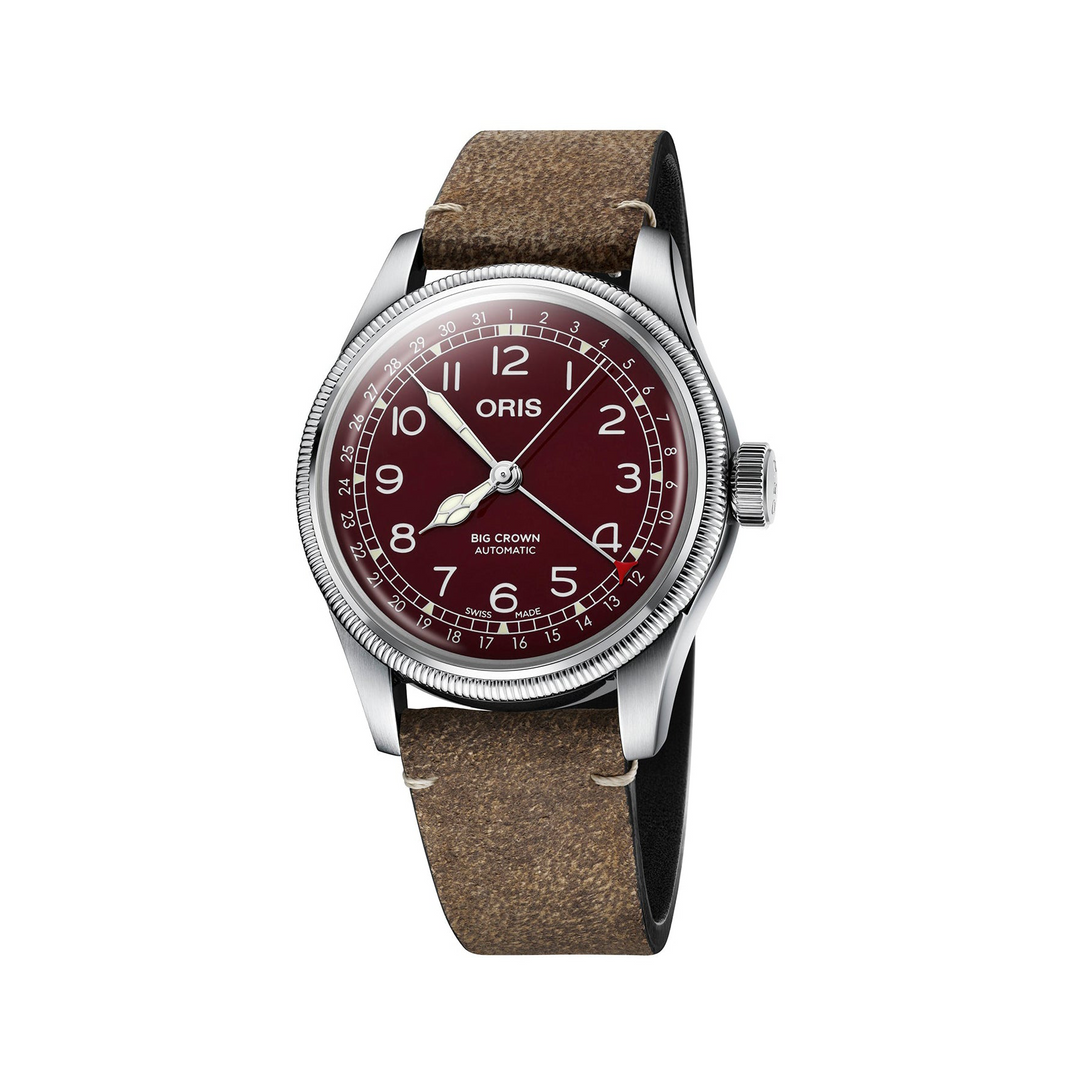 Big Crown Pointer Date Red Dial Watch | Oris | Fink's