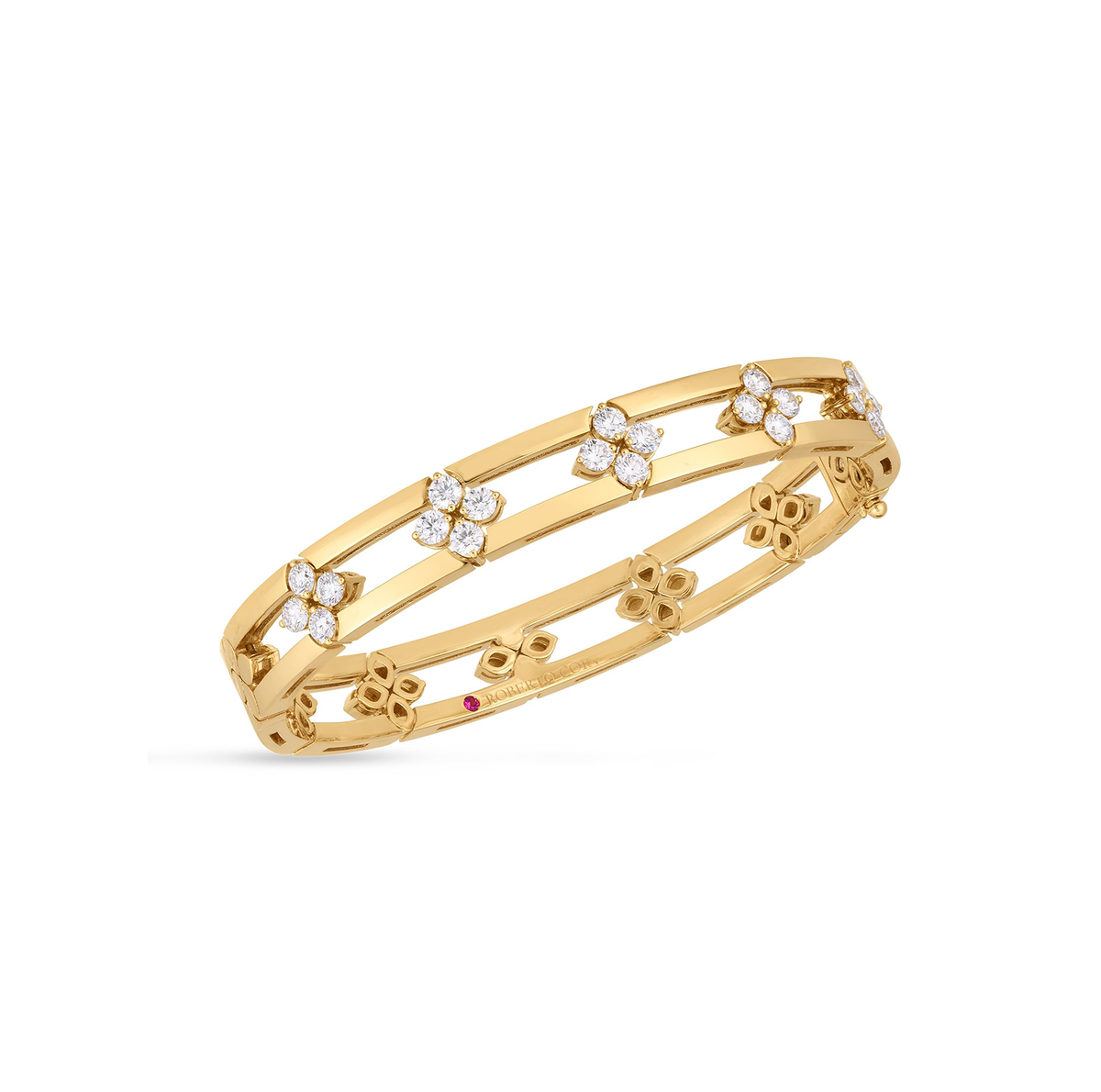 Roberto Coin Love in Verona Gold Diamond Bangle | Fink's