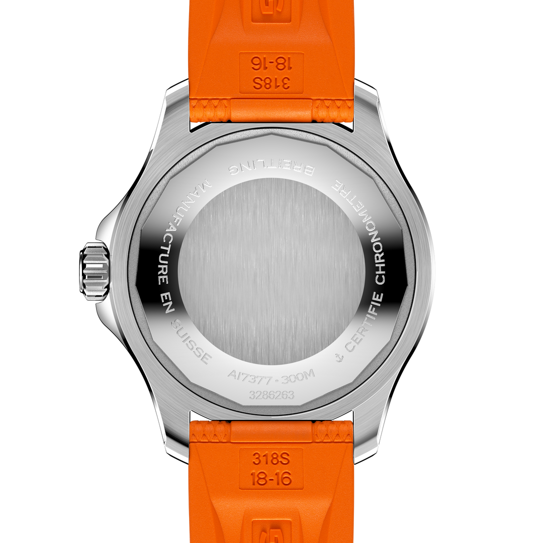 Breitling Superocean Orange on Rubber Watch, 36mm | Fink's