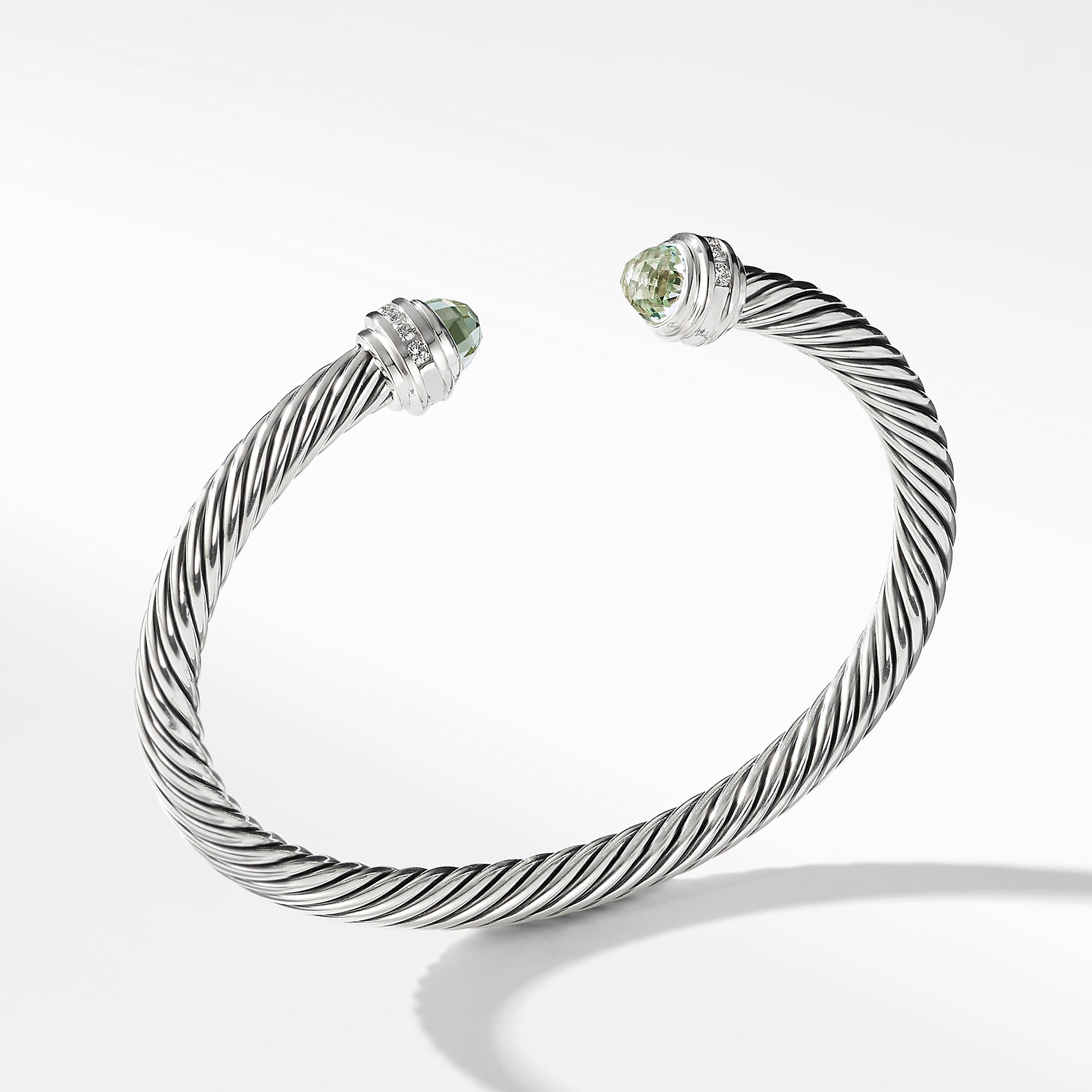 David Yurman Cable Bracelet Prasiolite Diamonds Fink s