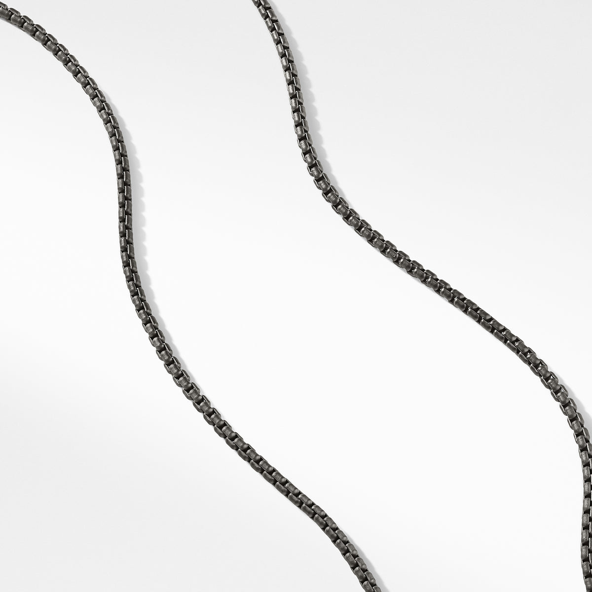 Small Box Chain Necklace, 36" Length