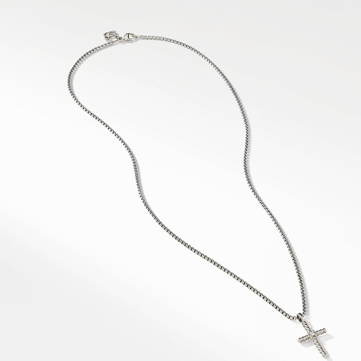 David Yurman Cross Necklace with Diamond, 16" | Fink's