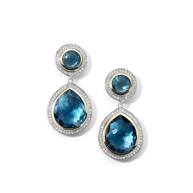 Ippolita blue topaz earrings store