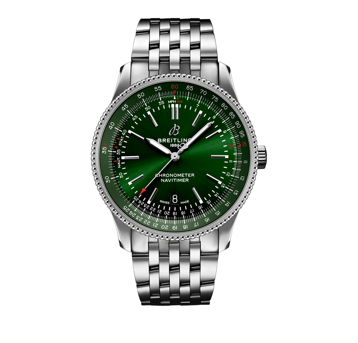 Breitling Navitimer Men's Watch with Green Dial | Fink's