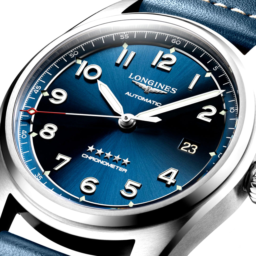40mm Blue Dial Blue Leather Gent's Watch | Longines | Fink's