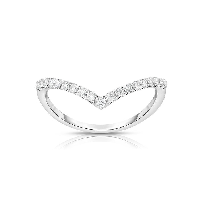 Diamond "V" Ring Gold | Wedding Band | Collection | Fink's